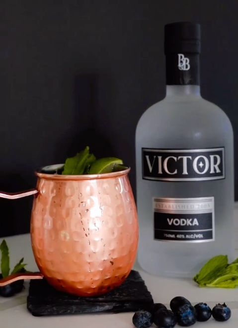Victor's Blueberry Vodka Mule – Birds & Bees Wine and Spirits